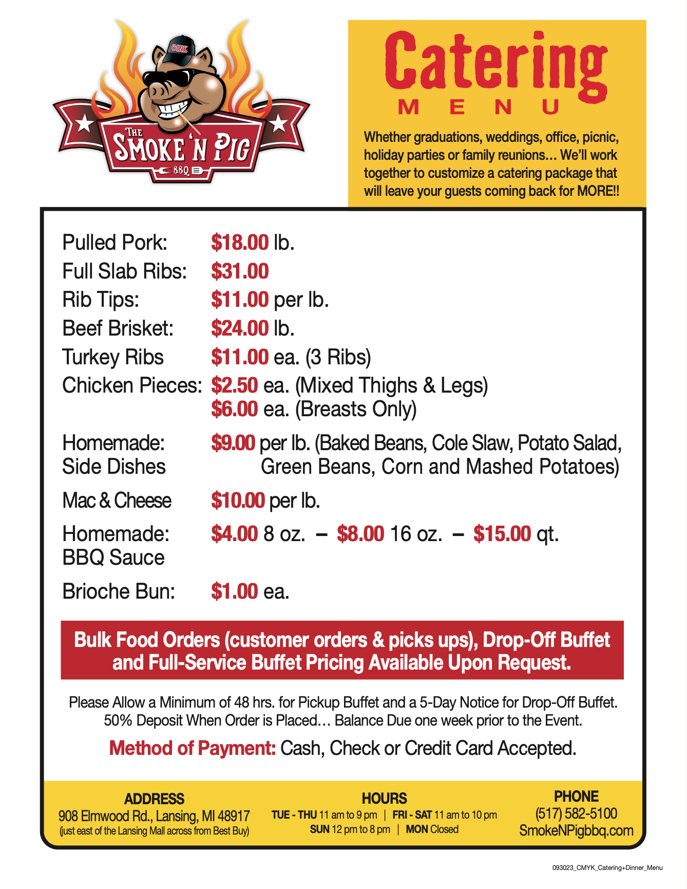 Mouthwatering BBQ Catering in Lansing, MI | The Smoke N Pig BBQ
